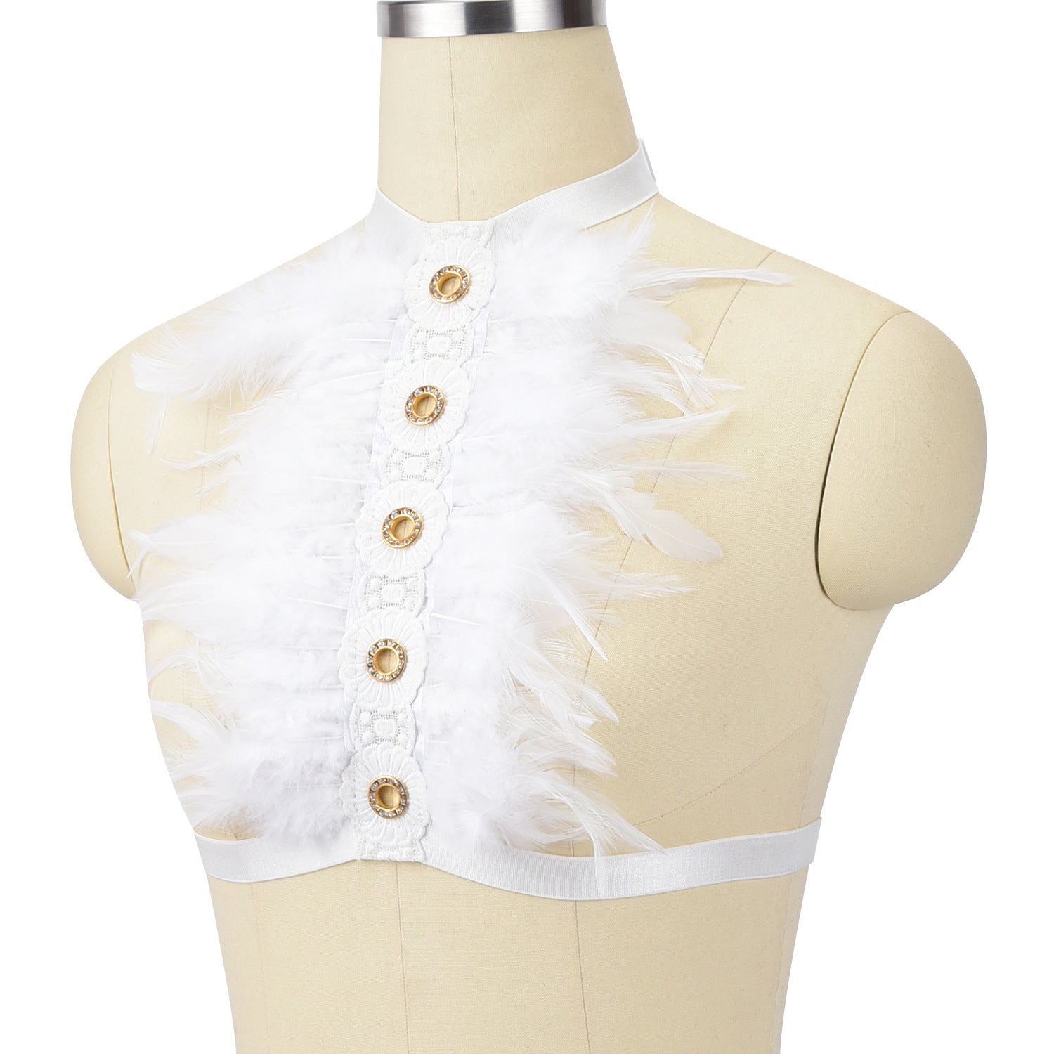 Sex Sexy Bra Sexiest Bondage Harness Lingerie Feather Bra – Le Jour Jour